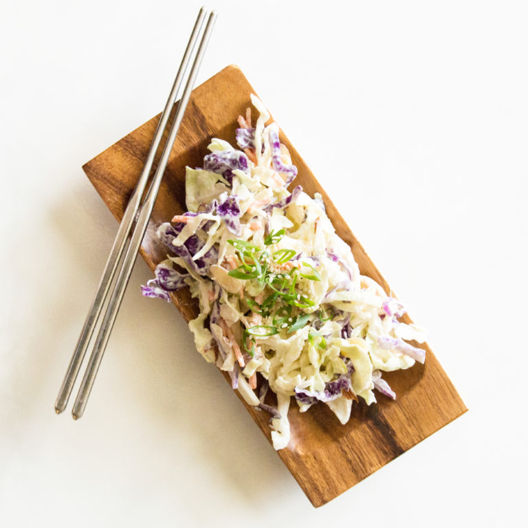 Creamy Miso Slaw - Write Styles
